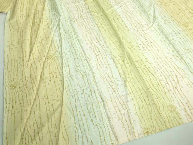 平和屋本店□上質な長襦袢 無双仕立て よろけ縞 花がすみ 暈し