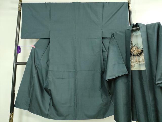 平和屋本店■極上　男性　本場大島紬　アンサンブル　100亀甲　総詰め　逸品　DZAA6196kh5