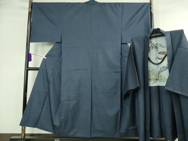 平和屋本店■極上　男性　本場大島紬　アンサンブル　キングサイズ　100亀甲　総詰め　羽裏・虎　さが美扱い　逸品　DZAA6198kh5