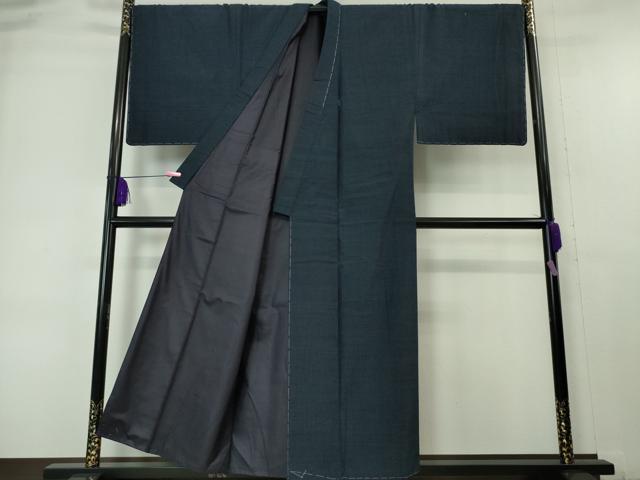 平和屋本店□極上 男性 本場結城紬 重要無形文化財 アンサンブル