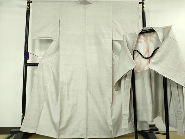 平和屋本店■極上　本場大島紬　白大島　アンサンブル　羽織セット　120亀甲　総詰め　逸品　未使用　DZAA6397kh5