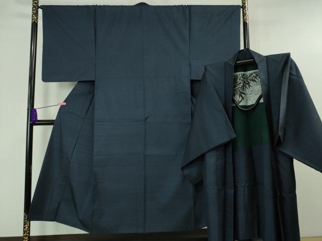 平和屋本店■極上　男性　本場大島紬　アンサンブル　長羽織　100亀甲　総詰め　羽裏・笹竹に雀　逸品　DZAA6404kh5