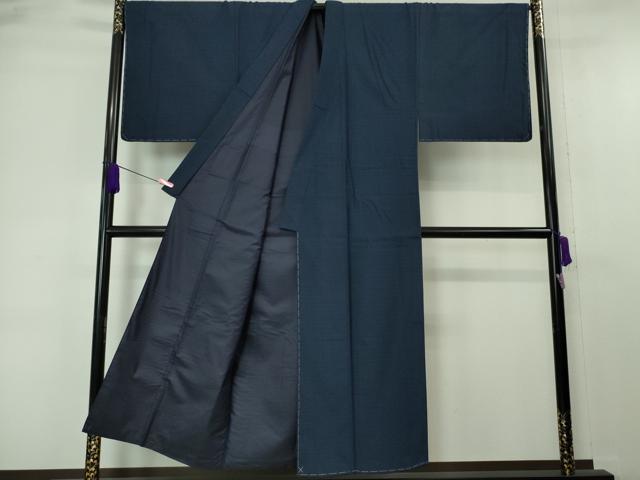 平和屋本店□極上 男性 紬 アンサンブル キングサイズ 長羽織・長襦袢