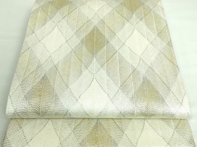 平和屋本店■極上　全通柄袋帯　組織　網目文　金糸　逸品　DZAA6459kh5
