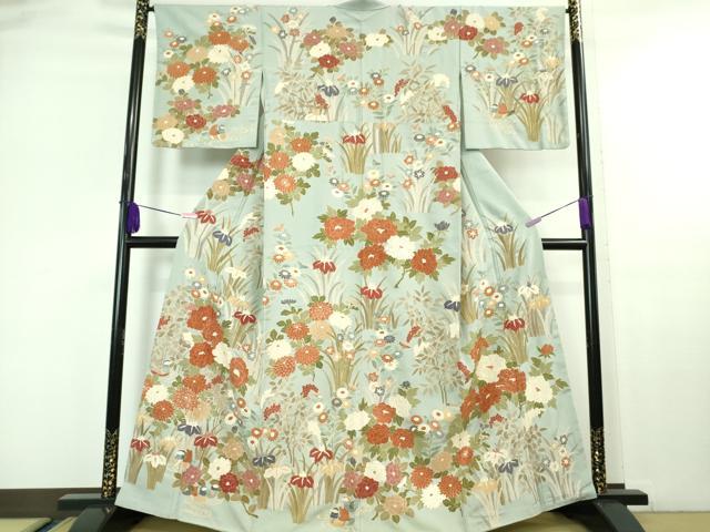 平和屋本店□極上 中国三大刺繍 スワトウ刺繍 総刺繍 訪問着 辻が花