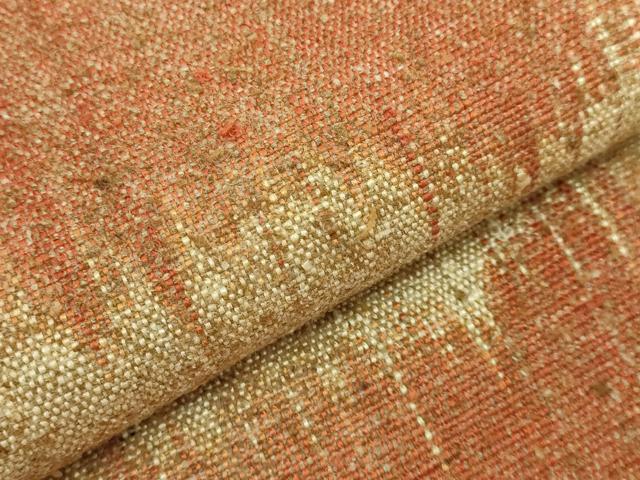 平和屋着物□極上 出羽の織座 八寸名古屋帯 横段文