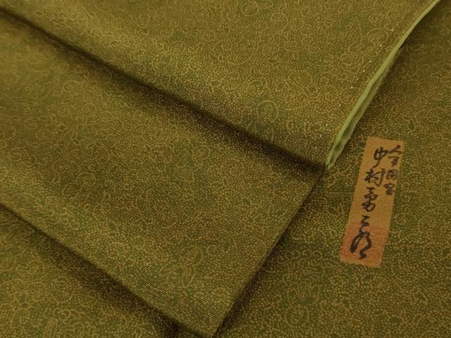 平和屋着物■極上　重要無形文化財　人間国宝　中村勇二郎　江戸小紋　国宝平等院雲中供養菩薩像五十二　逸品　DZAA6855kh5