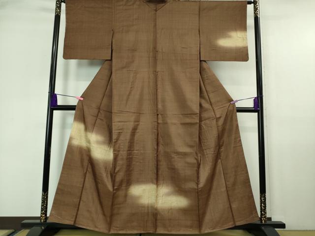 平和屋着物■極上　インド・アッサム　野蚕糸　手織　ムガシルク　訪問着　立波文　暈し染め　逸品　未使用　DZAA6921kh5