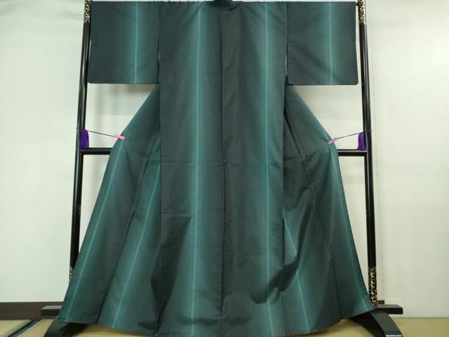 平和屋着物■極上　本場縞大島紬　縞　逸品　DZAA6927kh5