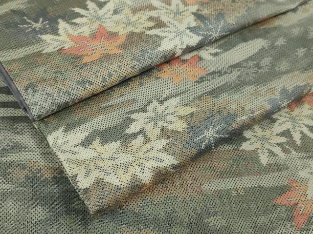 平和屋着物■極上　本場大島紬　楓　逸品　DZAA6947kh5