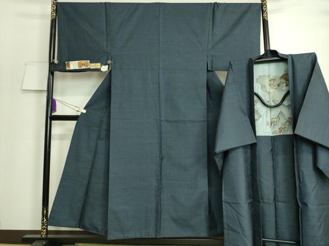 平和屋着物■極上　男性　本場大島紬　アンサンブル　長羽織　100亀甲　総詰め　ひろしま織物謹製　証紙付き　逸品　DZAA7104kh5