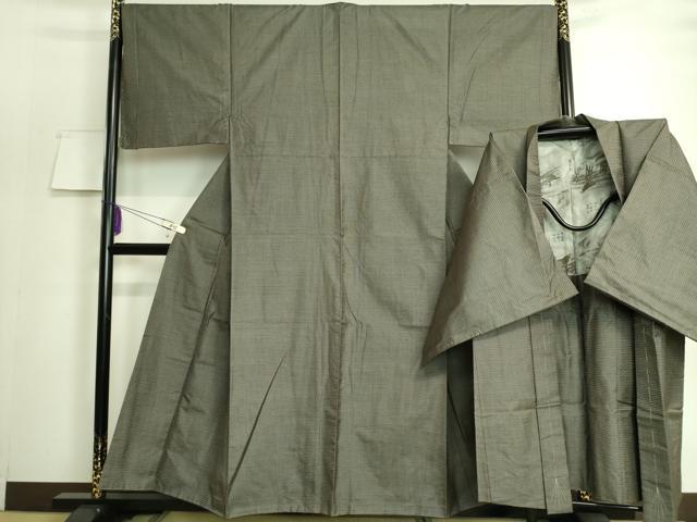 平和屋着物■極上　男性　本場大島紬　アンサンブル　100亀甲　総詰め　逸品　DZAA7107kh5