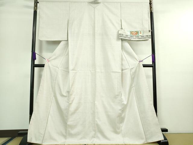 平和屋着物■極上　本場大島紬　白大島　一元絣　田畑織物謹製　証紙付き　逸品　未使用　DZAA7123kh5