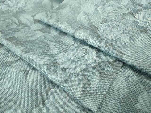 平和屋本店■極上　都喜ヱ門　本場大島紬　ロング丈　薔薇　バラ　藤絹織物謹製　やまと誂製　逸品　未使用　DZAA7280kh5