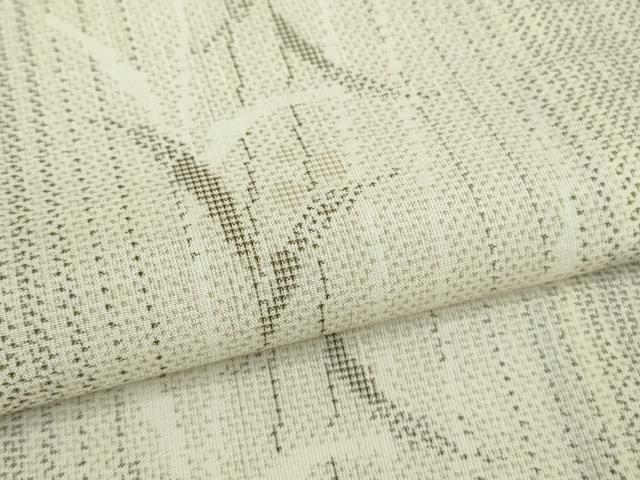 平和屋着物□極上 夏物 本場大島紬 夏大島 枝葉間道 逸品 DZAA7329kh5