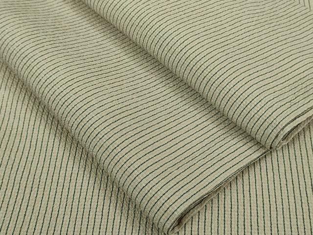 平和屋着物■極上　本塩沢　単衣　縞　逸品　DZAA7341kh5