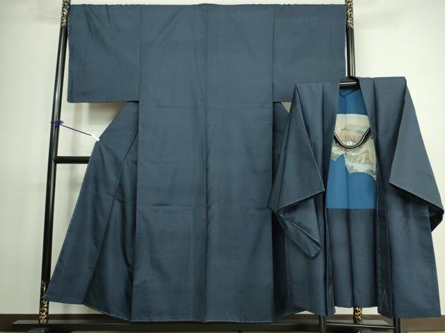 平和屋着物■極上　男性　本場大島紬　アンサンブル　150亀甲　総詰め　逸品　未使用　DZAA7411kh5