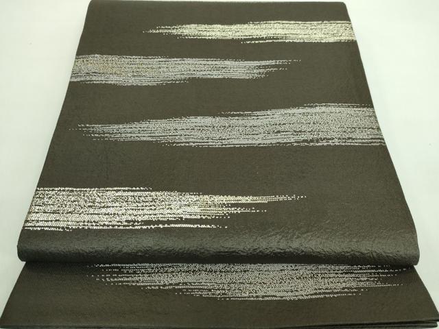 平和屋着物■極上　西陣の名門　加納幸謹製　六通柄袋帯　平揉織　金糸　逸品　DZAA7441kh5