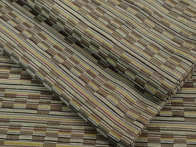 平和屋本店■極上　男性　紬　キングサイズ　市松織　逸品　DZAA7570kh5