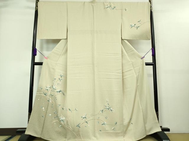 平和屋着物■極上　訪問着　友禅　枝椿　たたき染め　暈し染め　逸品　未使用　DZAA7611kh5