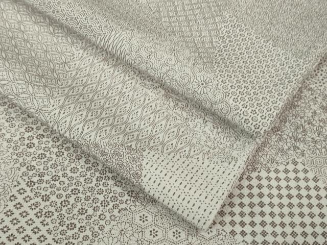 平和屋着物■極上　江戸小紋　切嵌寄せ小紋柄　逸品　未使用　DZAA7614kh5