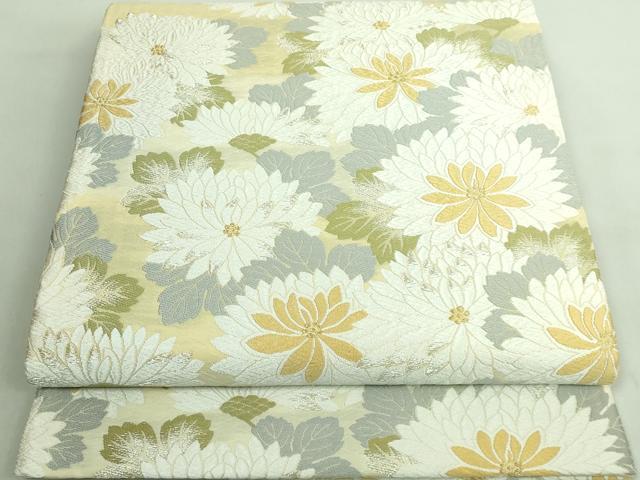 平和屋着物■極上　岡文織物　六通柄袋帯　宮中唐織文様　金銀糸　逸品　DZAA7784kh5