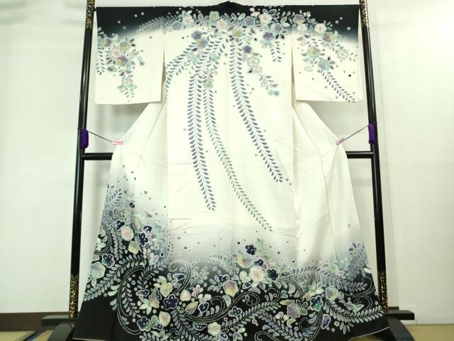 平和屋本店■極上　訪問着　作家物　辻が花　暈し染め　逸品　DZAA7815kh5