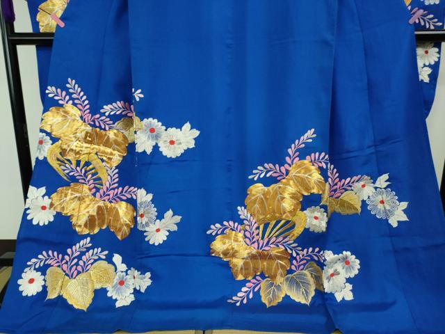 平和屋本店□極上 夏物 お引きずり・お引き摺り・引き振袖 絽 駒刺繍 総