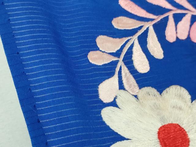 平和屋本店□極上 夏物 お引きずり・お引き摺り・引き振袖 絽 駒刺繍 総