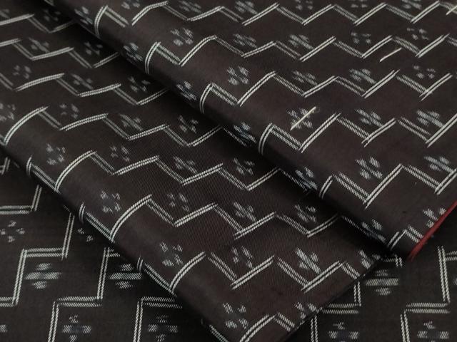 平和屋着物■極上　本場琉球絣　胴抜き仕立て　濃紺地　逸品　DZAA7902kh5