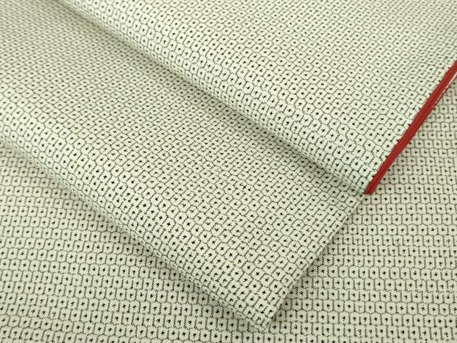 平和屋着物■極上　本場大島紬　白大島　100亀甲　総詰め　逸品　DZAA7912kh5