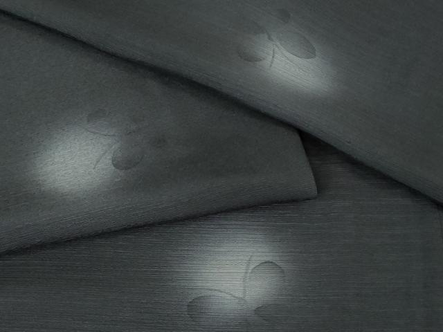 平和屋着物■極上　小紋　舞蝶文　蛍暈し　藍鉄色地　逸品　未使用　DZAA7945kh5