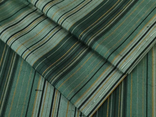 平和屋着物■極上　紬　縞　逸品　未使用　DZAA7946kh5