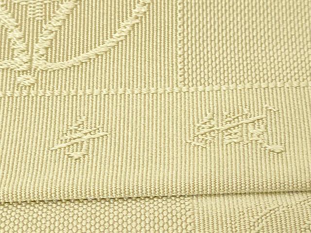 平和屋着物□極上 西陣 河村織物 河村つづれ 八寸名古屋帯 唐織 市松