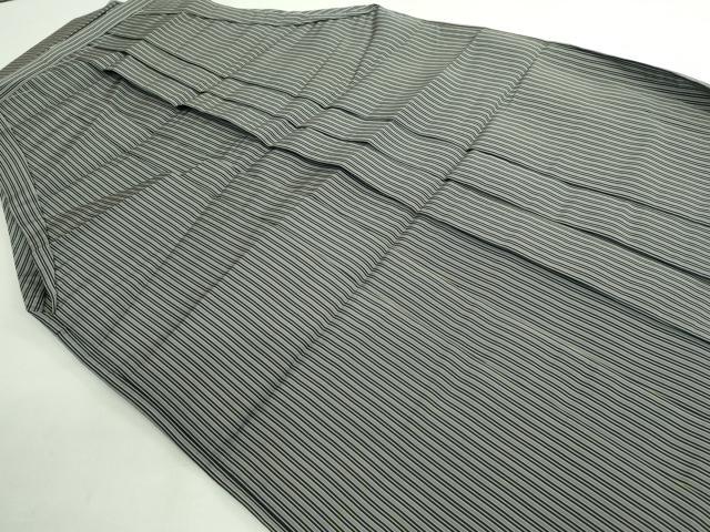 平和屋着物■極上　男性　本場神代平　馬乗り袴　縞　逸品　DZAA8018kh5