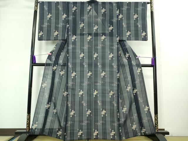 平和屋着物■極上　夏物　本場琉球絣　夏琉球　逸品　DZAA8103kh5