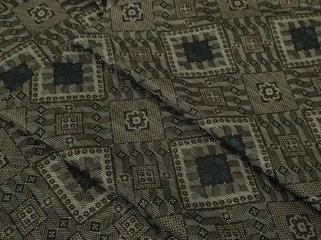 平和屋着物■希少　本場大島紬　龍郷絣　逸品　DZAA8146kh5