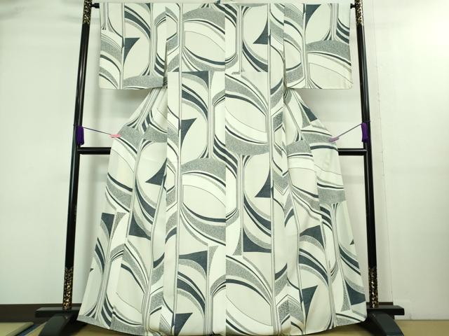 平和屋着物■極上　小紋　抽象文様　寄せ小紋柄　逸品　DZAA8149kh5