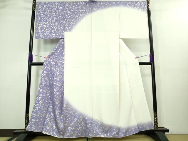 平和屋本店■極上　訪問着　花唐草文　暈し染め　金銀彩　逸品　DZAA8160kh5