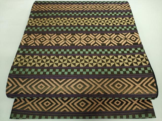 平和屋着物■極上 西陣 川島織物 洗える最高級着物 ＜英＞はなぶさ謹製 六通柄　京袋帯　吉祥間道　金糸　たとう紙付き　逸品　DZAA8300kh5