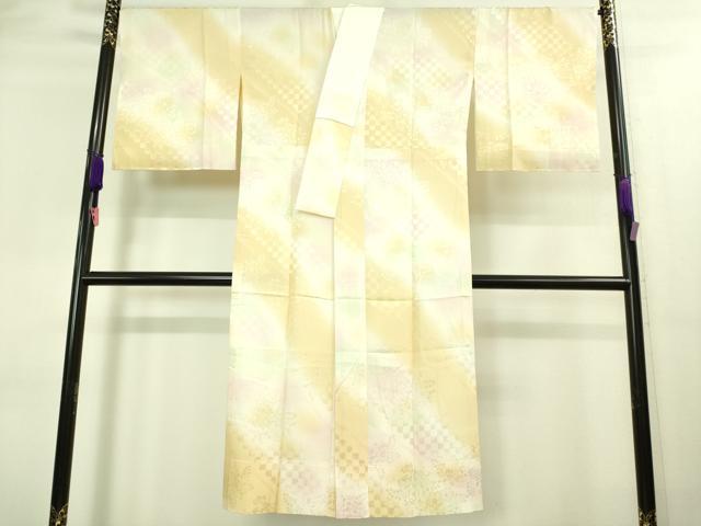 平和屋着物■上質な長襦袢　無双仕立て　辻が花　地紙花地紋　暈し染め　逸品　未使用　DZAA8344kh5