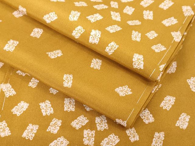 平和屋着物■上質な長襦袢　無双仕立て　招き猫　縁起物　逸品　未使用　DZAA8347kh5