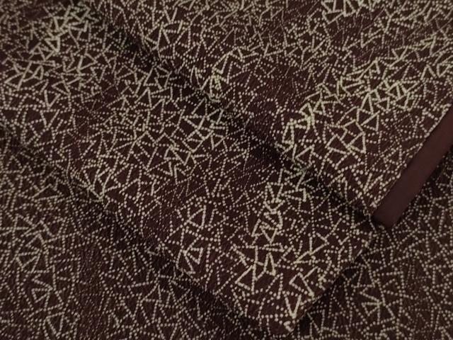 平和屋本店■極上　浦野理一　江戸小紋　吉祥文　似せ紫色地　逸品　DZAA8407kh5