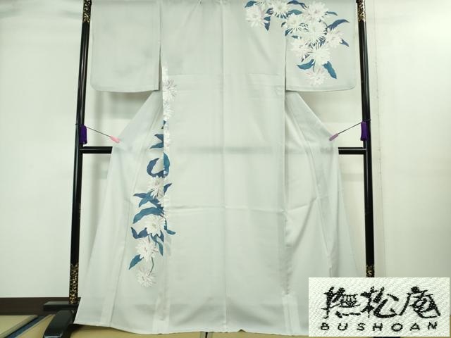 平和屋着物■極上　夏物　撫松庵　セオアルファ　訪問着　月下美人　月白色地　洗える着物　逸品　DZAA8486kh5