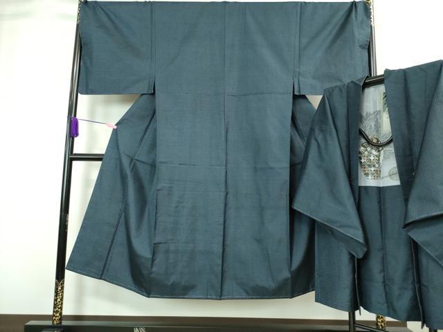 平和屋着物■極上　男性　本場大島紬　アンサンブル　100亀甲　総詰め　逸品　未使用　DZAA8527kh5