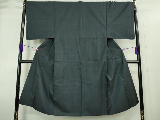 平和屋着物■極上　男性　本場大島紬　100亀甲　総詰め　濃藍色地　逸品　未使用　DZAA8541kh5