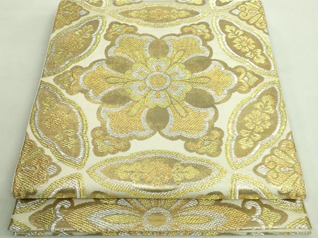 平和屋着物■極上　西陣　川島織物　六通柄　本袋帯　正倉院花文　金銀糸　逸品　DZAA8640kh5