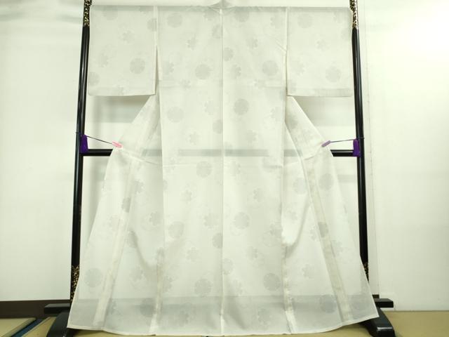 平和屋本店■極上　夏物　本場大島紬　夏大島　7マルキ　雪輪重ね　逸品　DZAA8716kh5