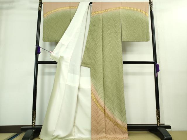 平和屋着物□極上 皇室献上作家 北出与三郎 訪問着 大王松