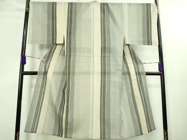 平和屋本店■極上　夏物　男性　結城紬　夏結城　100亀甲　間道　さが美扱い　逸品　DZAA8742kh5